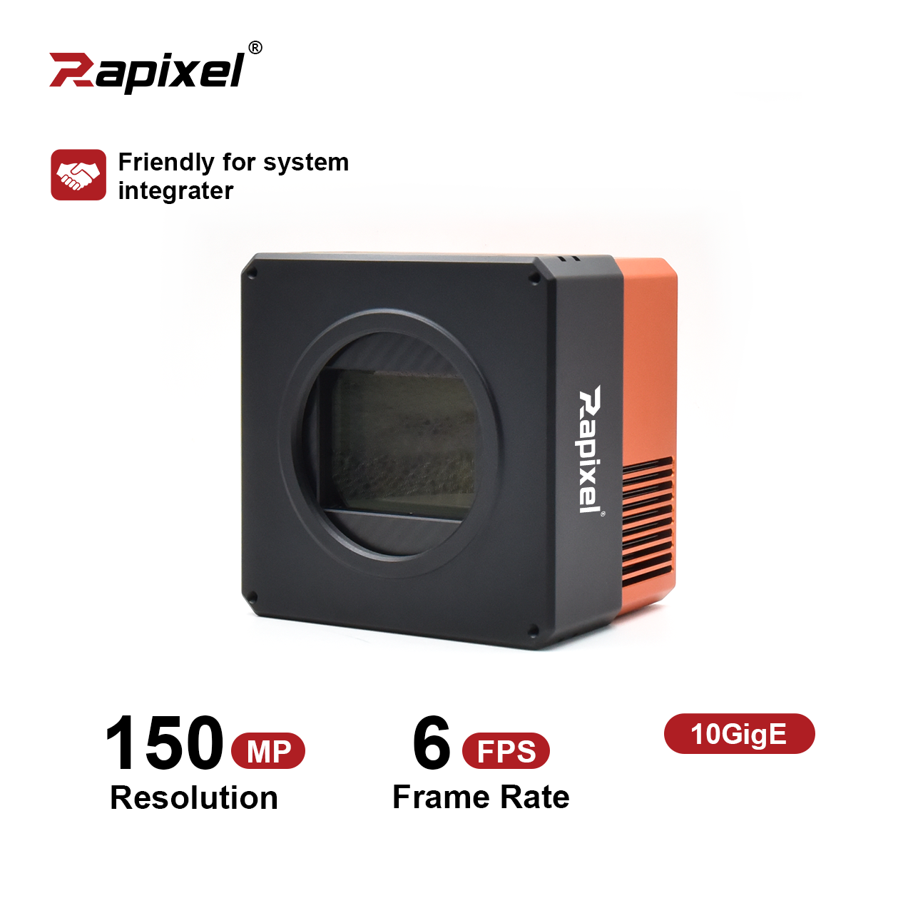 150MP 10GigE Rolling Shutter Camera | IMX411 High-Resolution Imaging ...